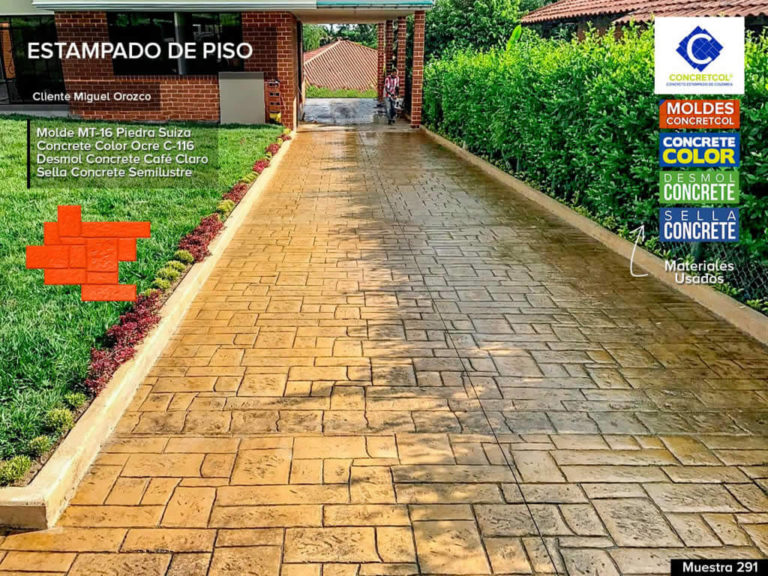 Inicio - Concreto Estampado Colombia | Fabricantes de moldes, Colores ...